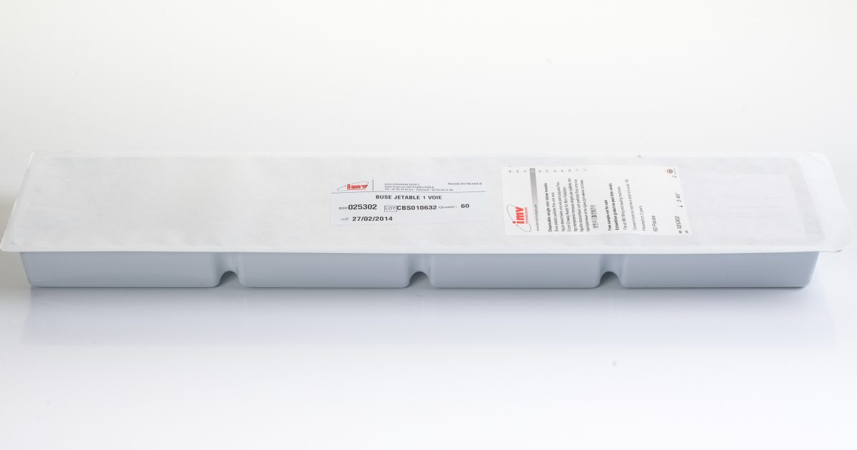 Disposable single medium straw needle - IMV Technologies India